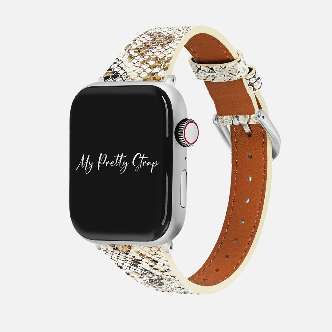 Serpentina Leather Apple Watch Strap – Pretty Straps™